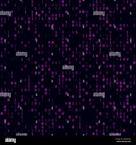Digital Background Magenta Sparse Binary Background Medium Sized