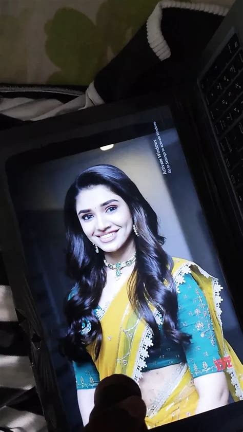 Young Bitch Actress Krithi Shetty Cum Tribute On Her Face Gay Man Man