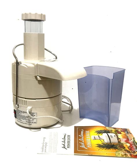 Jack Lalannes Power Juicer Model Cl 003ap Original Classic Juice Pulp