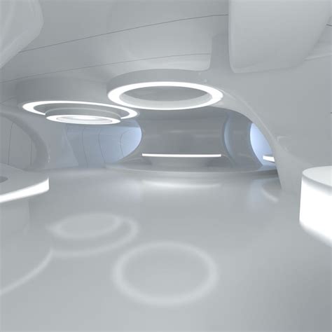 3d Sci Fi Futuristic Room Design Disenos De Unas Arquitectura La Sede