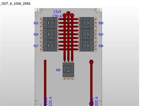 Typical Abb Smdb Panel Incomer Up To 100a 25ka Outgoing 6x Up To 100a 25ka Panels And Parts