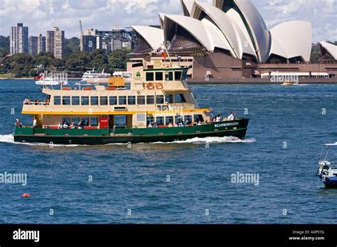 The First Fleet Class Ferry Scarborough Passes In Front Of The Sydney