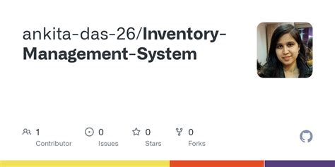 Github Ankita Das Inventory Management System