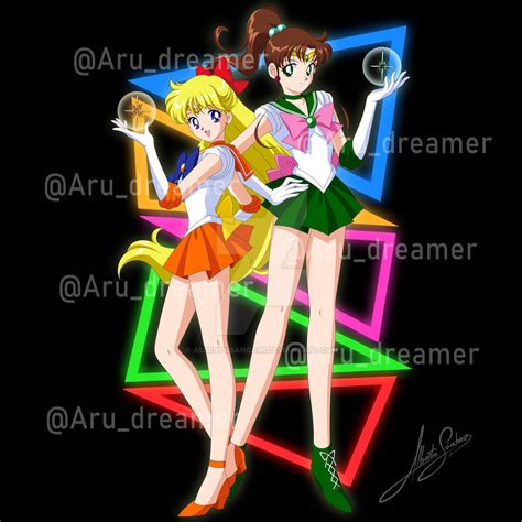 Sailor Venus And Jupiter Pure Heart Collection By Albertosancami On