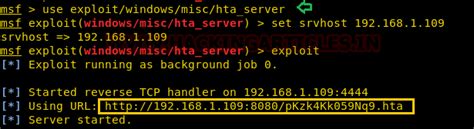 Windows Exploitation Mshta