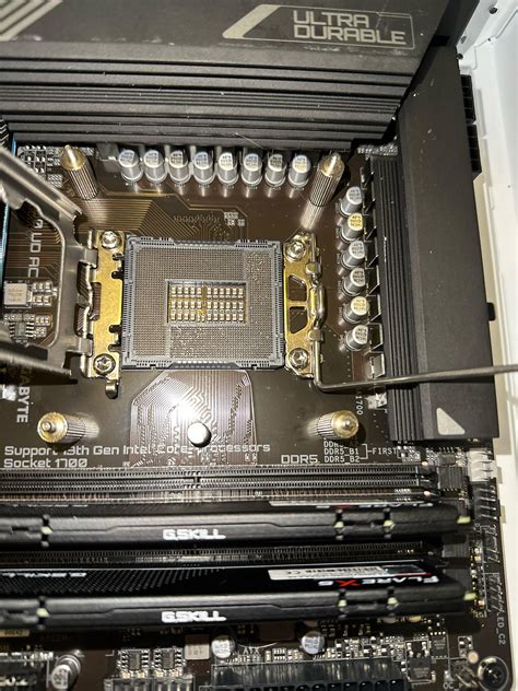 Lga 1700 Gigabyte Motherboard Are My Pins Bent Is This Salvageable If