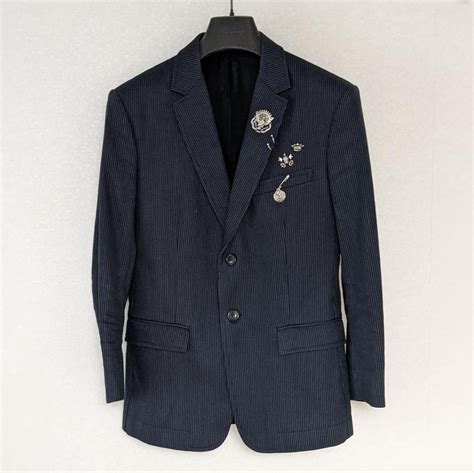 발망 피어싱 블레이저 스트라이프 자켓 11fw 헬로마켓