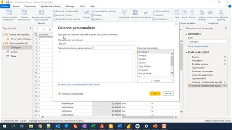 Meilleur Tuto Gratuit Power Bi Transformation De Données Avec Dax Et Power Query Créer Une