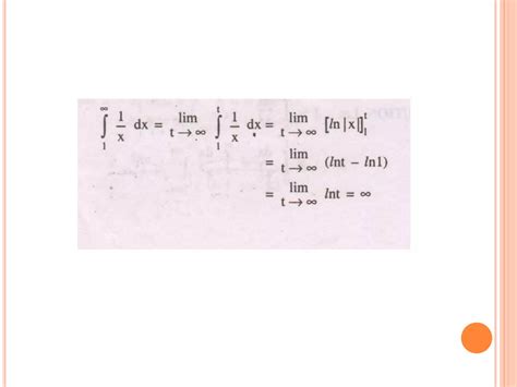 1st 2nd Kind Improper Integrals Pptx Physics Science