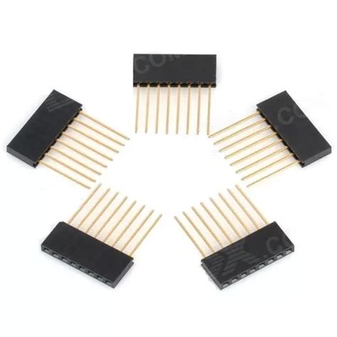 5 Unidades Paso Hembra Macho 8 Pines 2 54mm Para Arduino Cuotas sin interés