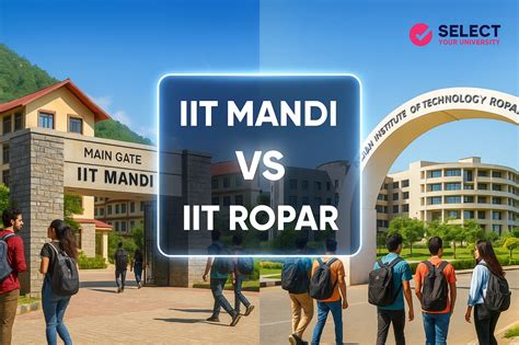 Iit Mandi Vs Iit Ropar 2025 Courses Fees Placements And Campus