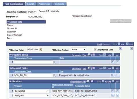 Configuring Tasks