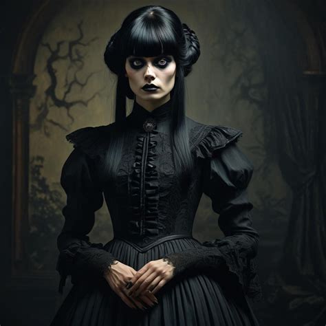 1800s Goth Girl Ai Generated Artwork Nightcafe Creator