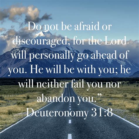 The Promises Of God Deuteronomy 31 8