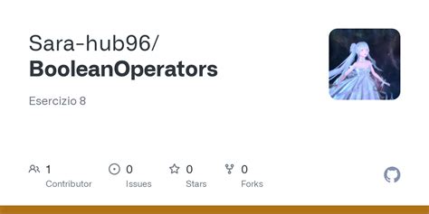 Github Sara Hub96booleanoperators Esercizio 8