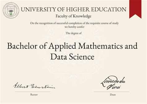 Bachelor Of Applied Mathematics And Data Science Bamds