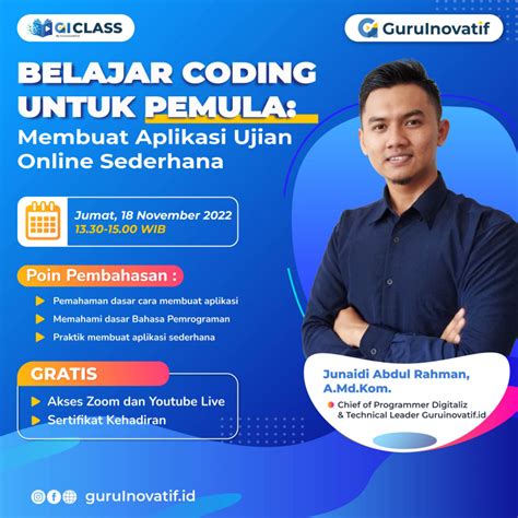 Webinar Belajar Coding Sebagai Upaya Peningkatan Keterampilan