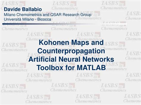 Ppt Kohonen Maps And Counterpropagation Artificial Neural Networks
