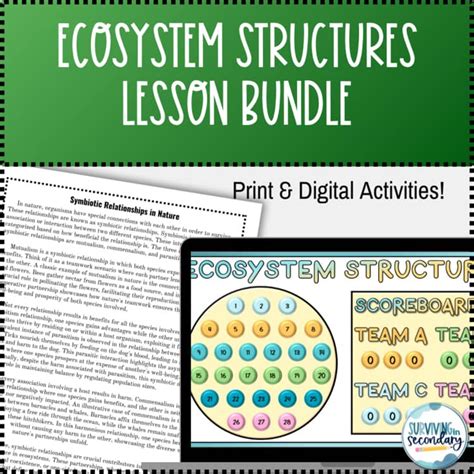 Ecosystem Structures Unit Lesson Ppt Guided Notes And Activities Bundle