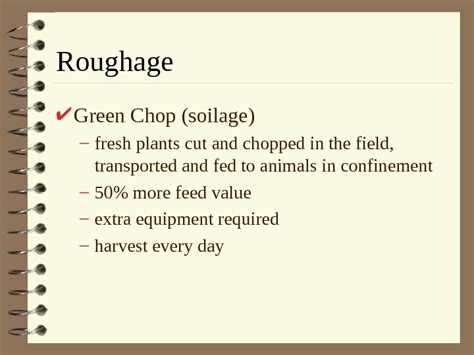 General Livestock Feeding Classes Of Feeds Classifications Classes