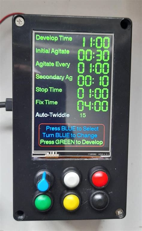 Film Developing Timer And Twiddler 7 Steps Instructables