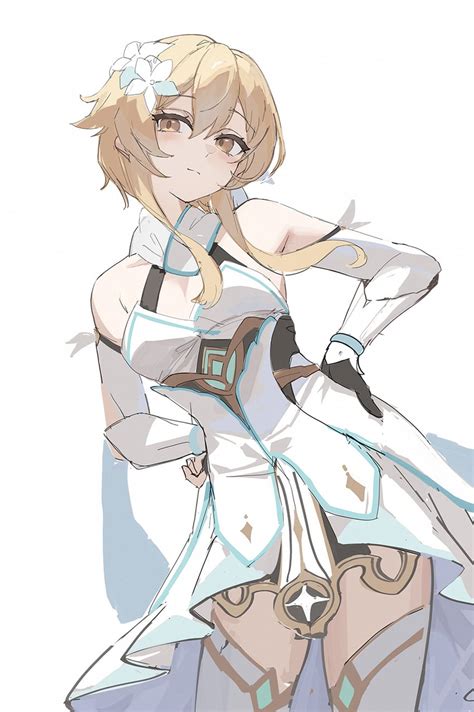 Lumine Genshin Impact Drawn By Eruthika Danbooru