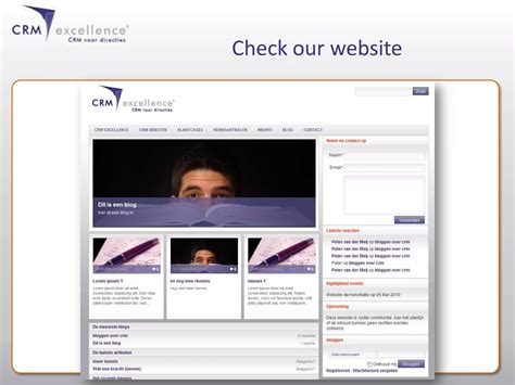 Who Are Crm Excellence Pptx