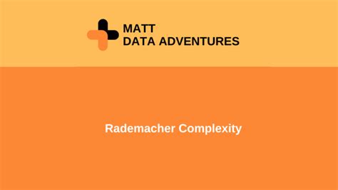 機器學習模型複雜度的指標：rademacher complexity 麥特資料探險