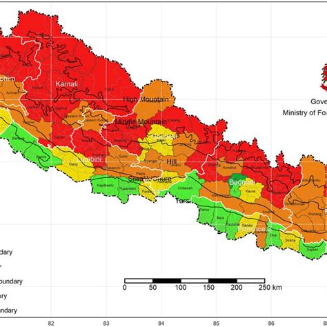 vulnerability map of nepal source mofe 2021 download scientific