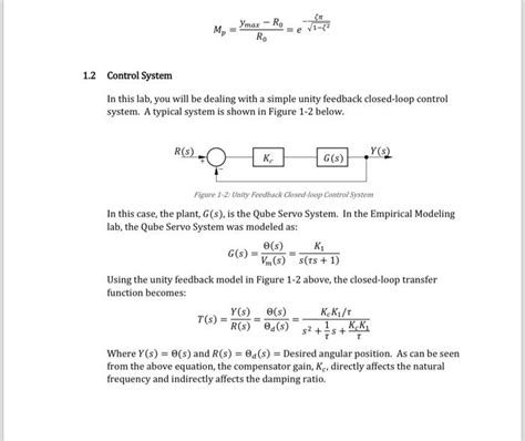 1 1 second order system response a standard second