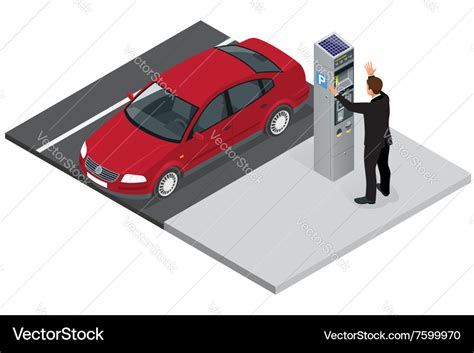 Faulty Parking Meter Royalty Free Vector Image