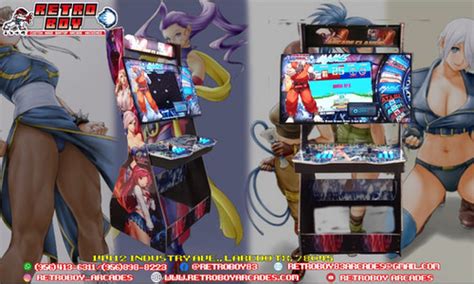 32 To 42 Arcade Classics Sexy Gamer Girls Full Size Buildable Arcade Retrobabe Arcades