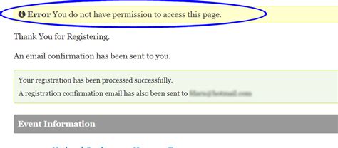civievent error you do not have permission to access this page