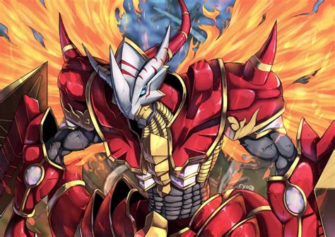 Vritramon Digimon Drawn By Ryo Danbooru