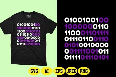 Binary Code Computer Programmer Design Graphic By Fatimaakhter01936 · Creative Fabrica