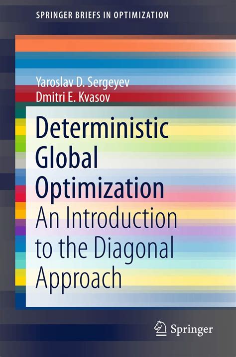 Deterministic Global Optimization An Introduction To The Diagonal