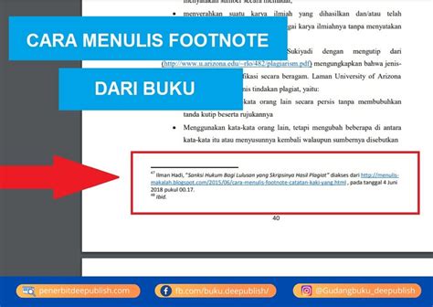 Footnote Adalah Pengertian Contoh Serta Cara Membuatnya