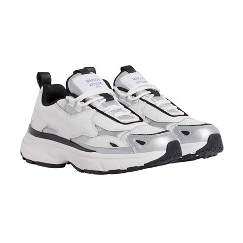 [maison Kitsune]sora Runners Silver White Mm04803lr0060 Randco