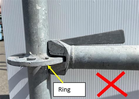 SAA Safety Alert Fall Risk With Ring Lock Type Scaffolding Scaffolding Association Australia