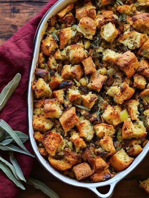 Delicious Bread Stuffing To Elevate Your Thanksgiving Feast Recipes