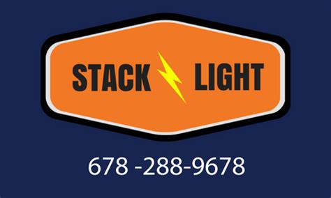 Led Machine Lights Stack