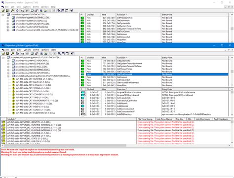 Python Loadlibrary The Specified Procedure Could Not Be Found