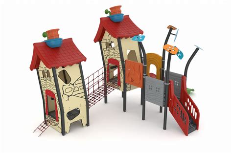 Anaokulu Ve Okul Bahçeleri İçin Oyun Parkları Cjs 103