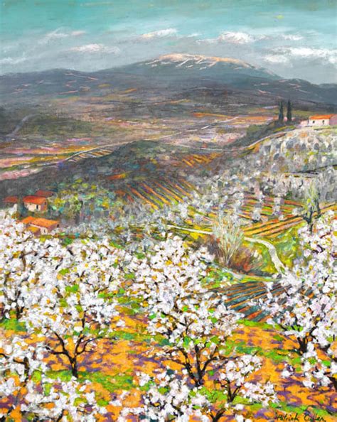 Patrick Cullen Orchard In Spring Near Mont Ventoux Provence Neac New English Art Club