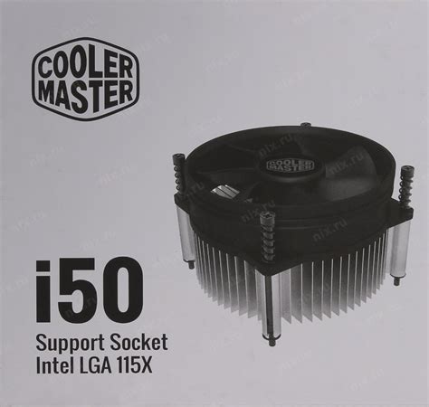 Cooler Master I50 Air Cpu Cooler Cooling Fan Rh I50 20fk R1 Sockets