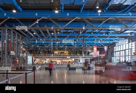 Interior View On Ground Floor Centre Pompidou Paris In 2023 Paris