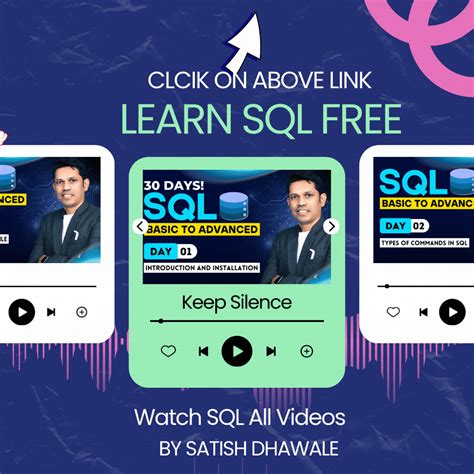 Satish Dhawale On Linkedin Sqlseries Dataanalytics Learnsql Upskilling