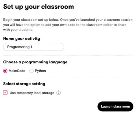 Microbit Classroom Funktion Mer Microbit