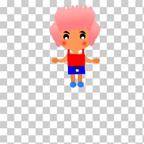 Free Svg Shy Pink Haired Girl Nohat Cc