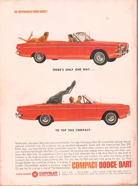 Playboy March 1963 Adrienne Moreau June Cochran Laura Young Dodge Dart